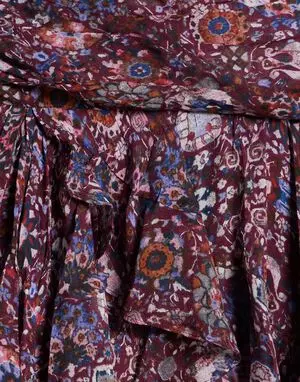 Isabel Marant Étoile Pleated Floral Skirt