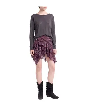 Isabel Marant Étoile Pleated Floral Skirt