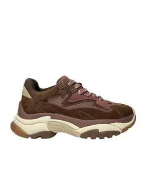 Ash Round-toe Sneakers - Brown