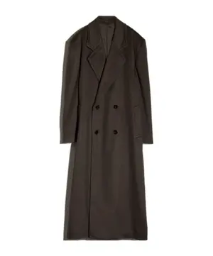 Gucci Soft Cashmere Long Coat - Dark Brown