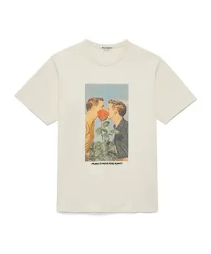 J.W.ANDERSON Jw Anderson Graphic Print T-shirt - Ecru