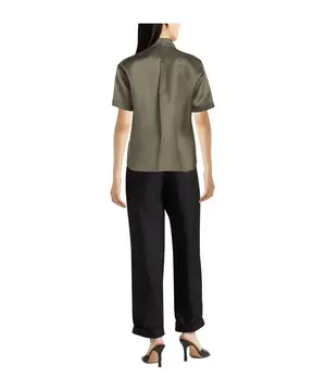Max Mara Solid-color Short-sleeved Shirt