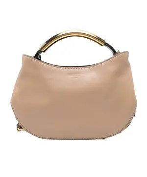 Moschino Metal-handle Tote Bag - Brown