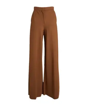 Max Mara Slim-fit Flared Pants - Brown