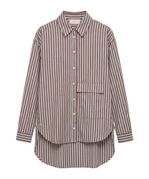 IBLUES Striped Long-sleeve Shirt - Multicolor