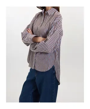 IBLUES Striped Long-sleeve Shirt