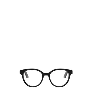 Dior Diormidnight Round Frame Glasses - Black