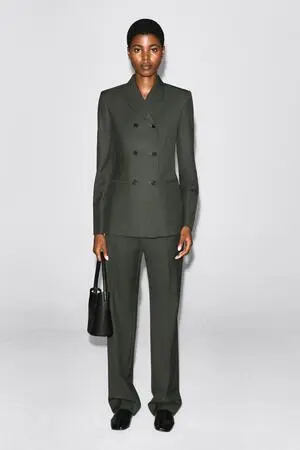 Cos Wool-blend Double-breasted Blazer