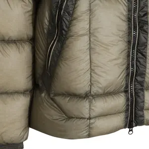 C.P. COMPANY Quilted Hooded Down Jacket