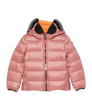 AI RIDERS ON THE STORM Young Goggle Hood Down Jacket - Pink