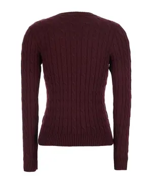Ralph Lauren Cable Logo Knitted Sweater - No
