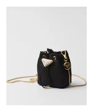 Prada Logo Drawstring Mini Bag