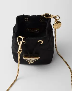 Prada Logo Drawstring Mini Bag