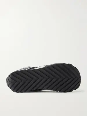 Bottega Veneta Orbit Metallic Mesh Sneakers - Black