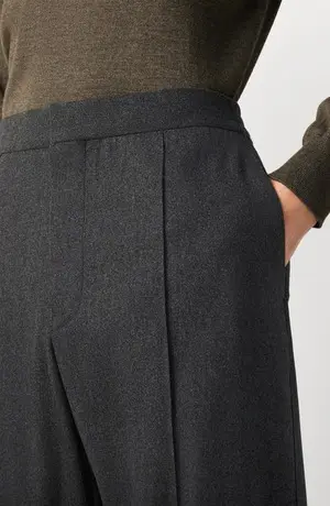 Zegna Pleated Wool