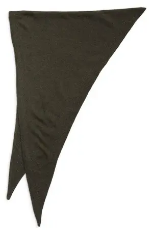 Chloé Iconic Wool Triangle Scarf - Dark Forest