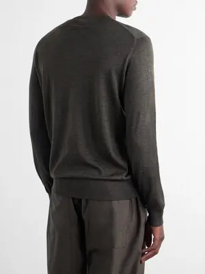 Zegna Cashmere And Silk-blend Sweater