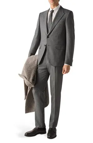 Zegna Wool Two-piece Suit - Dark Grey