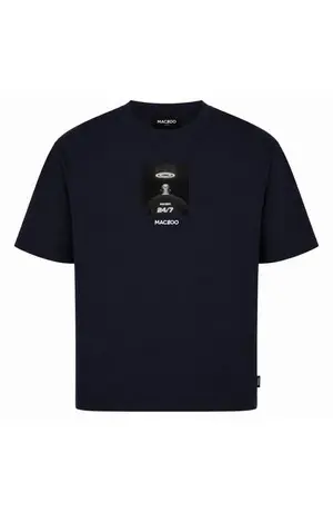 MACEOO Marthyr0037 Graphic T-shirt - Black