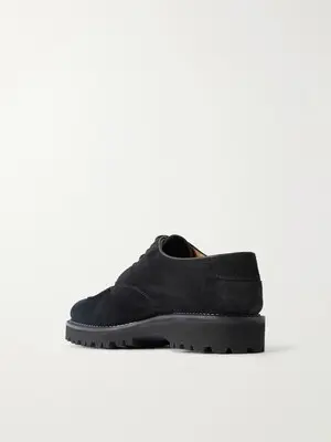 John Lobb Land Suede Derby Shoes