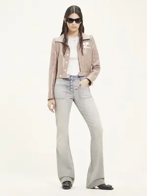 COURREGES Courrèges Checked Vinyl Jacket