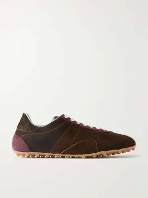 MAISON MARGIELA Sprinters Paneled Suede Sneakers