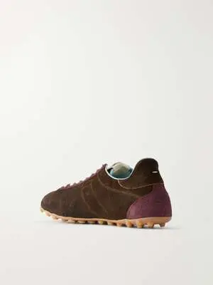 MAISON MARGIELA Sprinters Paneled Suede Sneakers