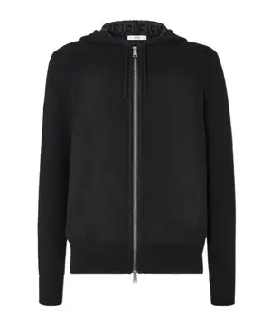 Fendi Ff Zucca Cashmere Sweatshirt - Black
