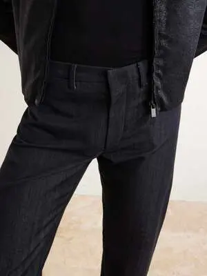 Gucci Slim-leg Cotton-blend Twill Trousers