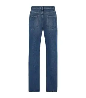 THE ROW Vanya Straight Jeans - Blue