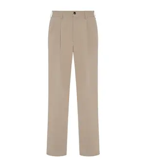 THE ROW Tomasino Cotton Trousers