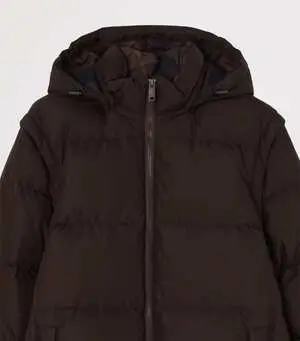 Burberry Detachable-sleeve Bideford Puffer Jacket