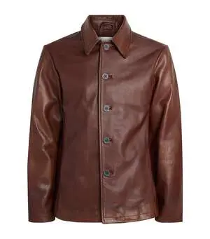 Studio Nicholson Landau Leather Jacket