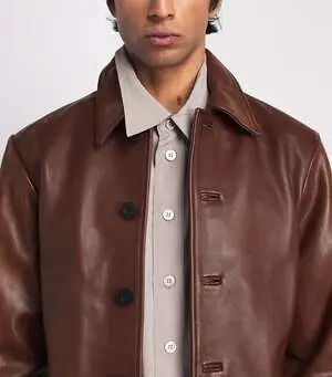 Studio Nicholson Landau Leather Jacket