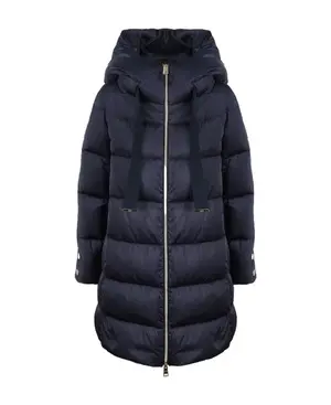 Herno Zip-up Padded Down Coat - Black