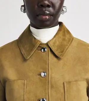 Altuzarra Suede Astley Jacket - Brown