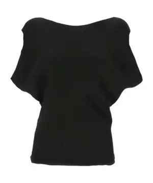 Loro Piana Draped Neck Sleeveless Blouse