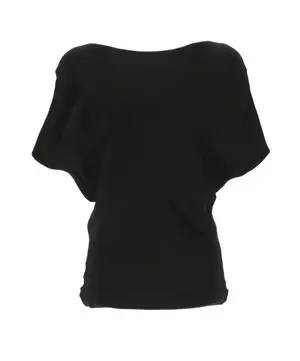 Loro Piana Draped Neck Sleeveless Blouse