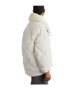 IENKI IENKI Shearling Trimmed Quilted Shell Down Jacket