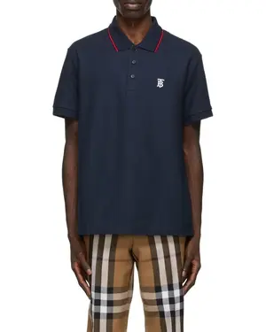 Burberry Icon Stripe Placket Polo Shirt
