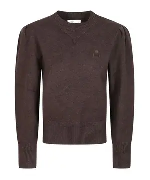 Isabel Marant Étoile Logo-embroidered Crewneck Jumper - Black