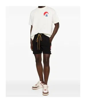 Rhude Drawstring Straight-hem Shorts