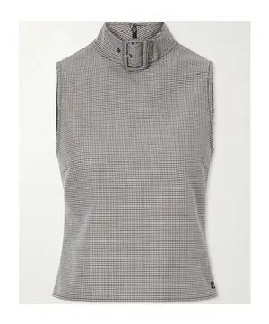 COURREGES Buckled Wool-blend Tank