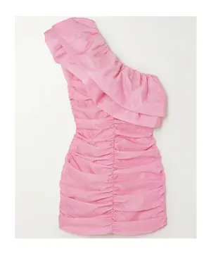 ROTATE BY BIRGER CHRISTENSEN Pink Organza Dress - No
