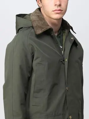 Barbour Button-up Hooded Jacket
