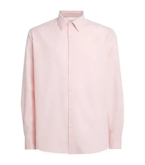 Sunspel Cotton Oxford Shirt - Pink