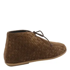Bottega Veneta Intrecciato Designed Lace-up Boots