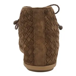 Bottega Veneta Intrecciato Designed Lace-up Boots