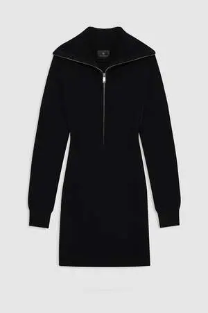 ANINE BING June Trucker Collar Dress