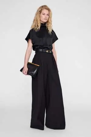 ANINE BING Samson Top - Black